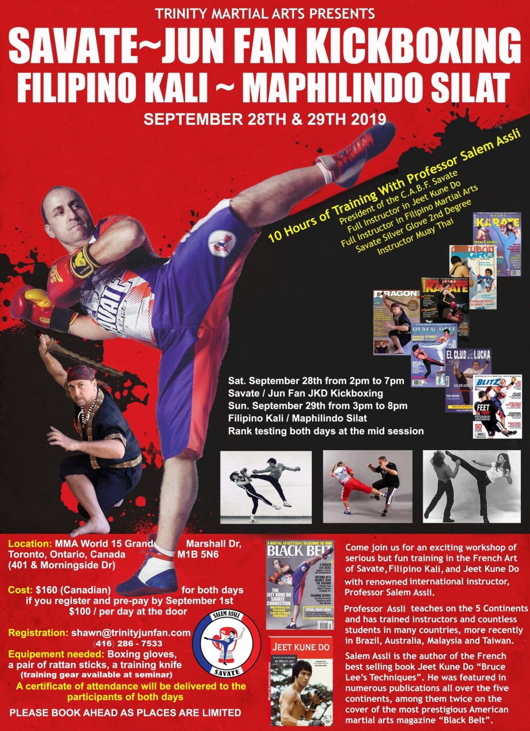 Salem Assli Savate September 28 2019 | Trinity Jun Fan
